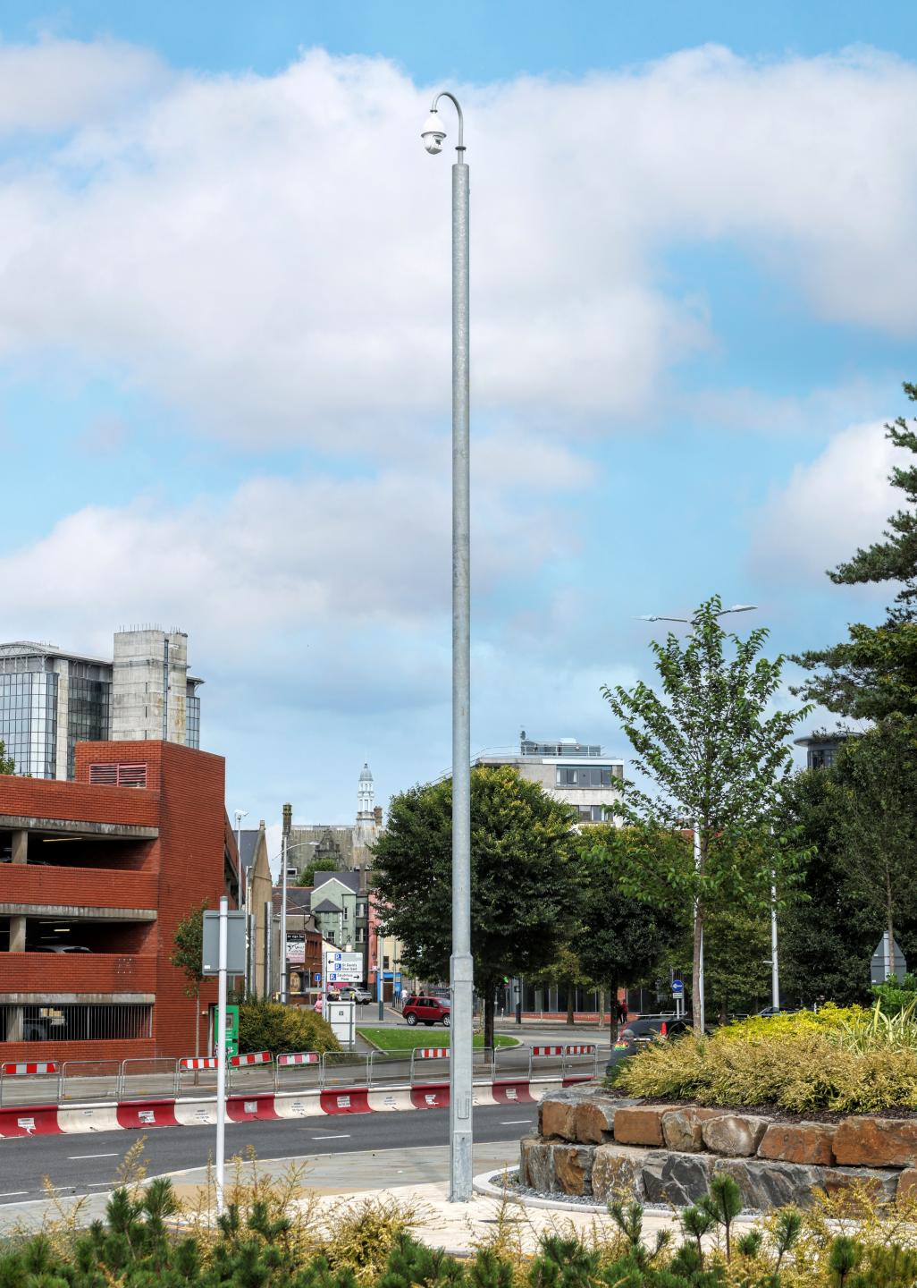 Tubular Tilt Down CCTV Poles | Altron | CCTV Camera Mounting