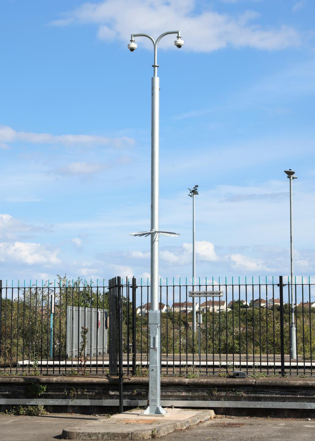 Tubular Tilt Down CCTV Poles | Altron | CCTV Camera Mounting