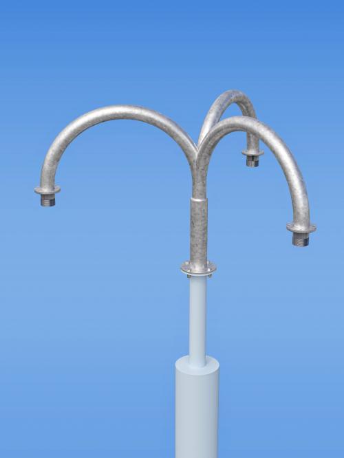 Square Section CCTV Columns | Altron | CCTV Camera Mounting