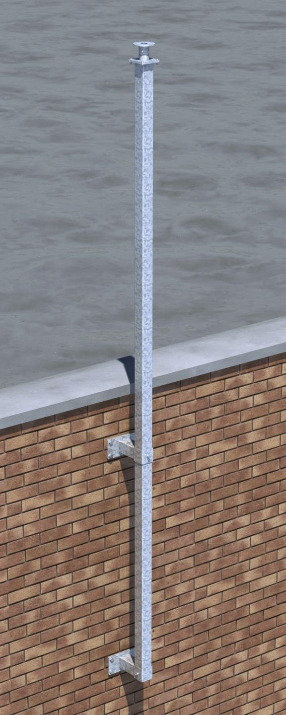 Fixed Wall CCTV Poles | Altron | The Pinnacle Of Camera Mounting