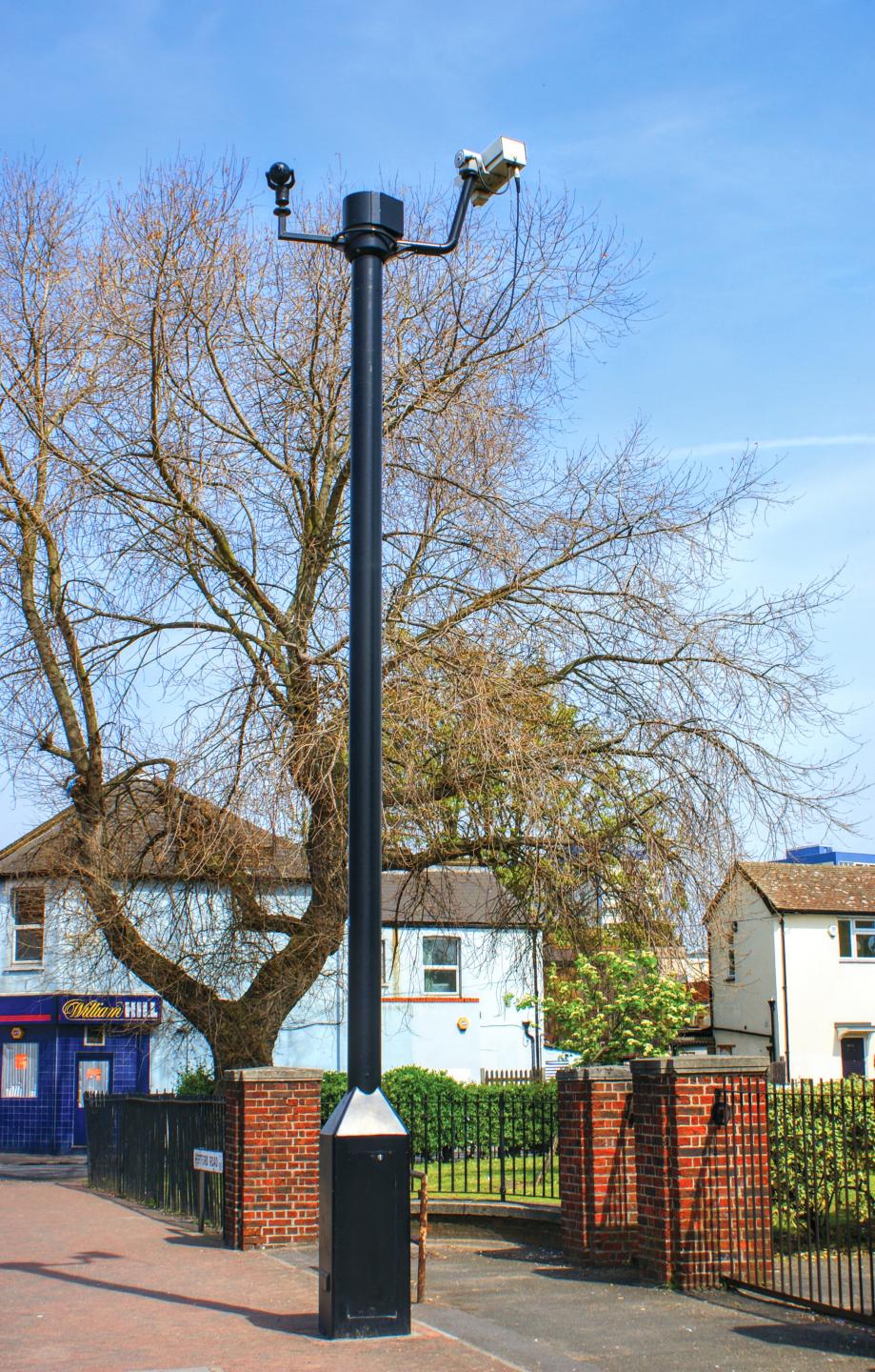 Cabinet Based Trolley Head Poles | Altron | CCTV Camera Mounting