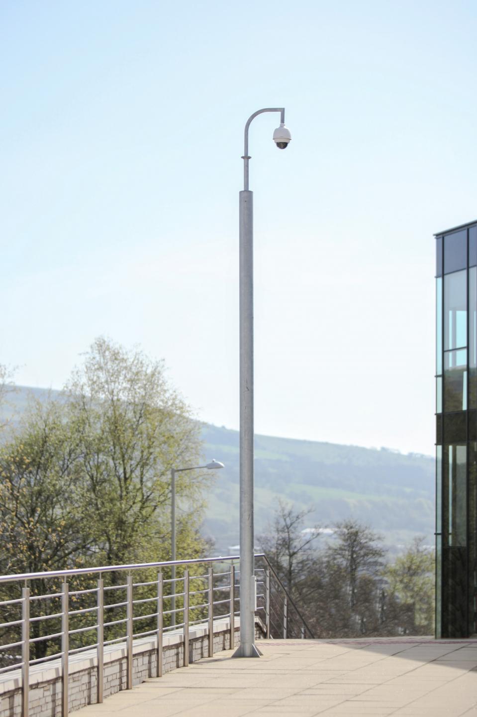 Tubular Fixed CCTV Poles | Altron | The Pinnacle Of Camera Mounting