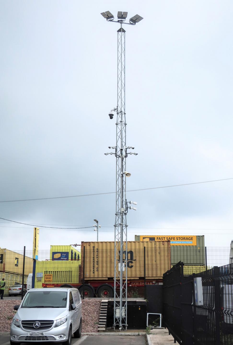 Heavy Duty Fixed CCTV Towers | Altron | CCTV Camera Mounting